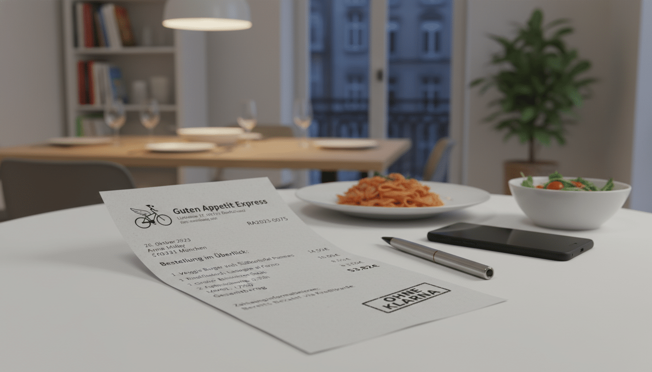 Online Essen Bestellen Auf Rechnung